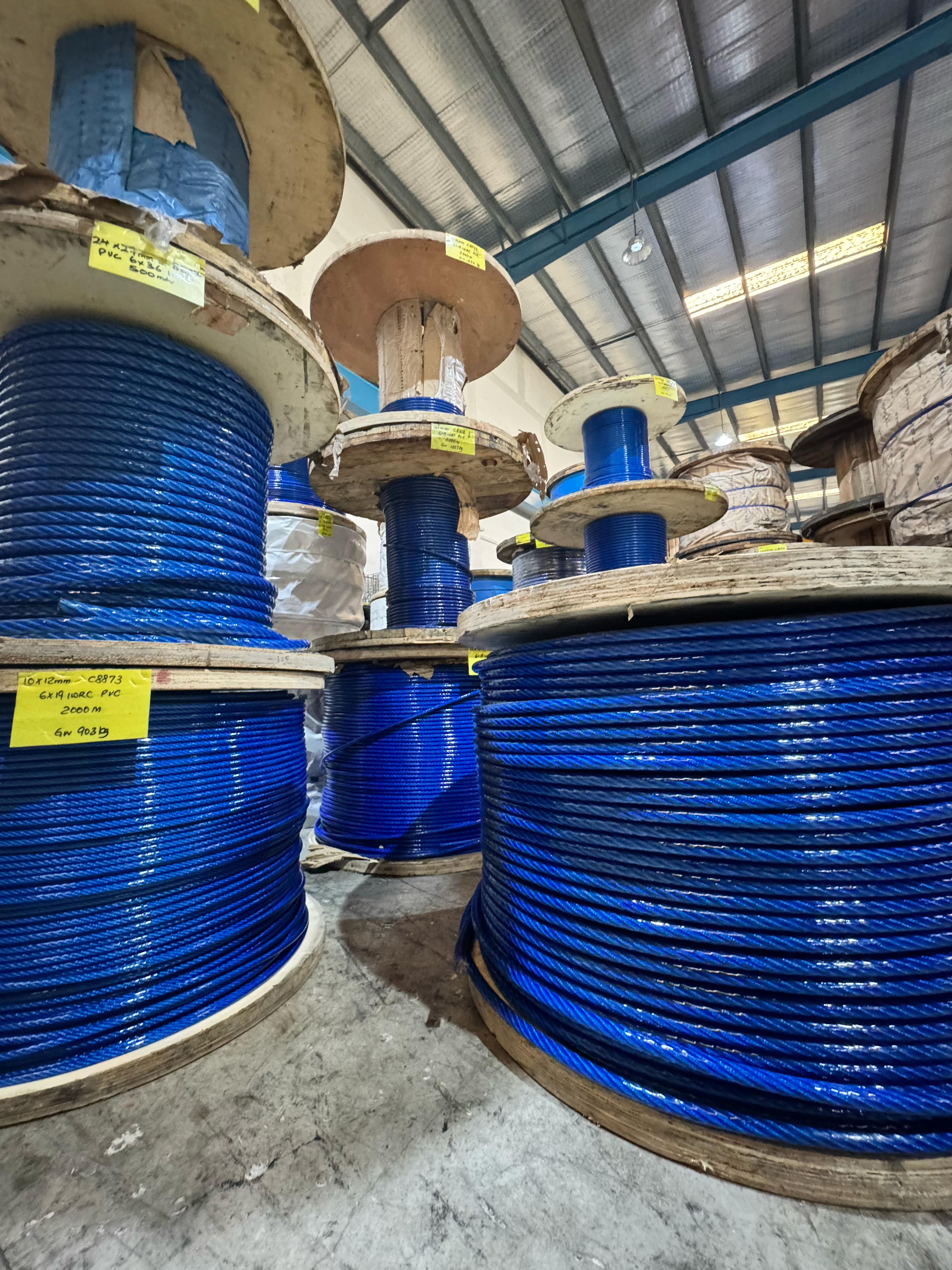 PVC Wire Rope Slings - T&C Testing & Certification